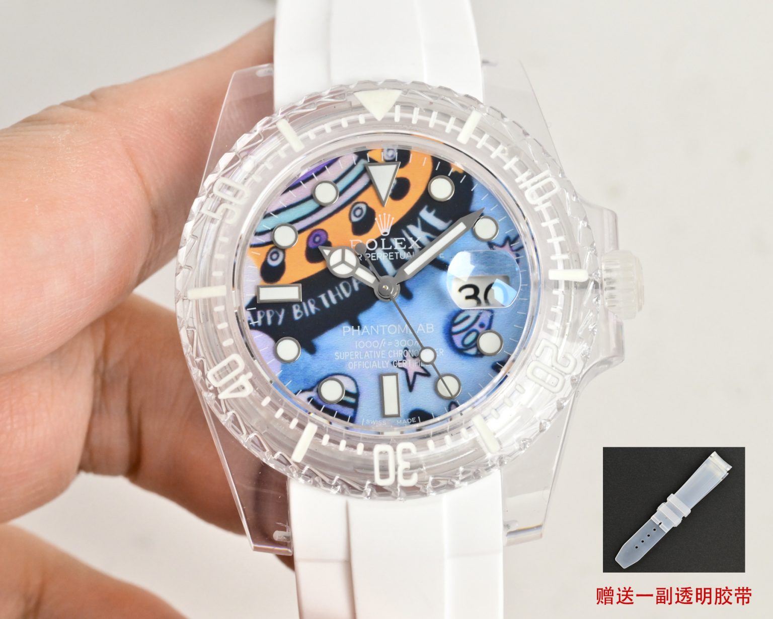 Rolex & PhantomLab's Bold Crystal Collection: Redefining Watchmaking ...
